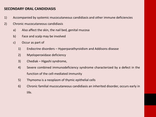 red and white lesions of oral cavity | PPTX