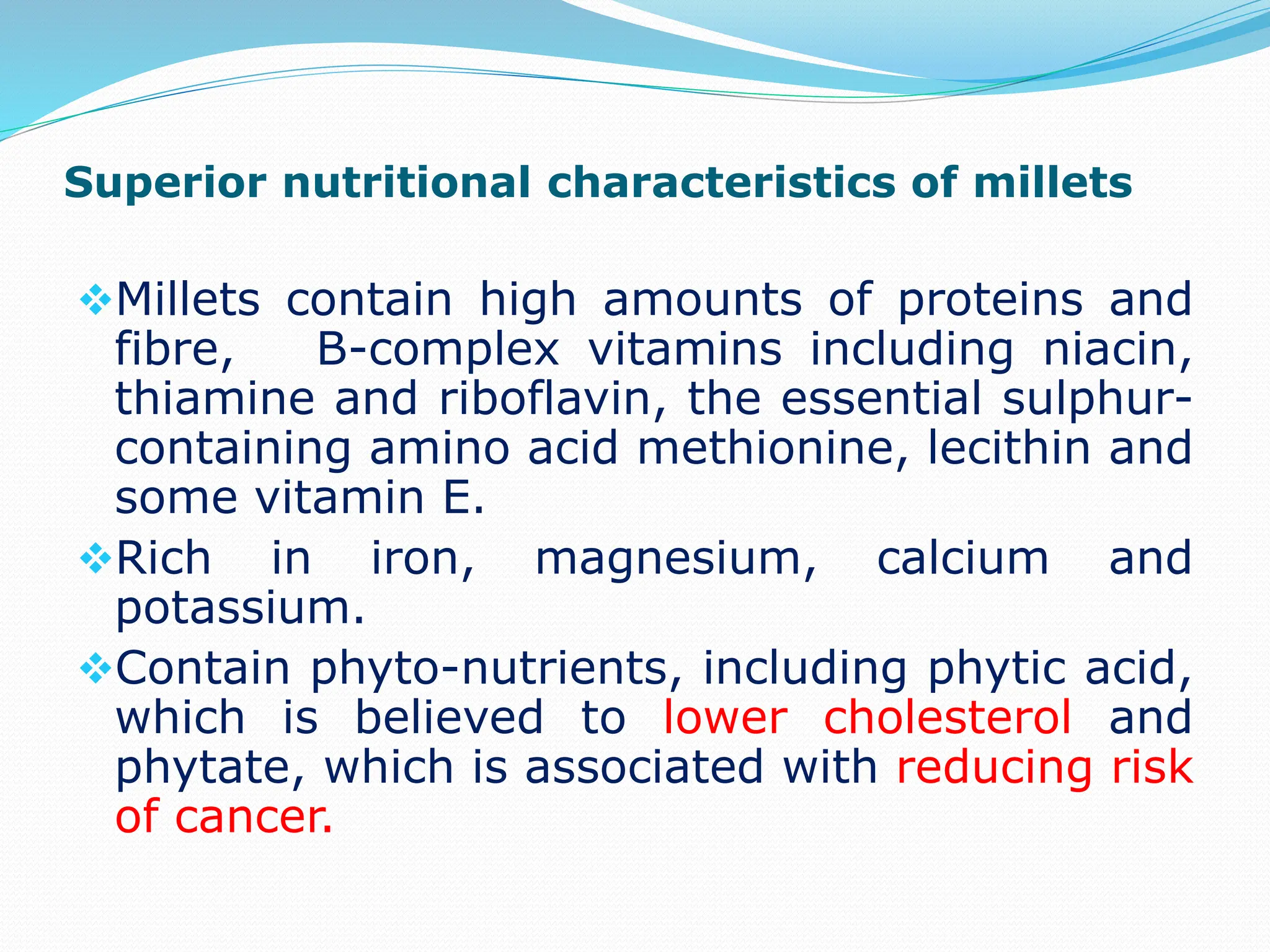 promotion of millets in india for 2024 by | PPTX