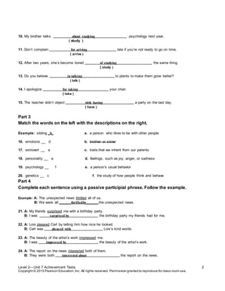 Tn2 u7 assessment | DOC