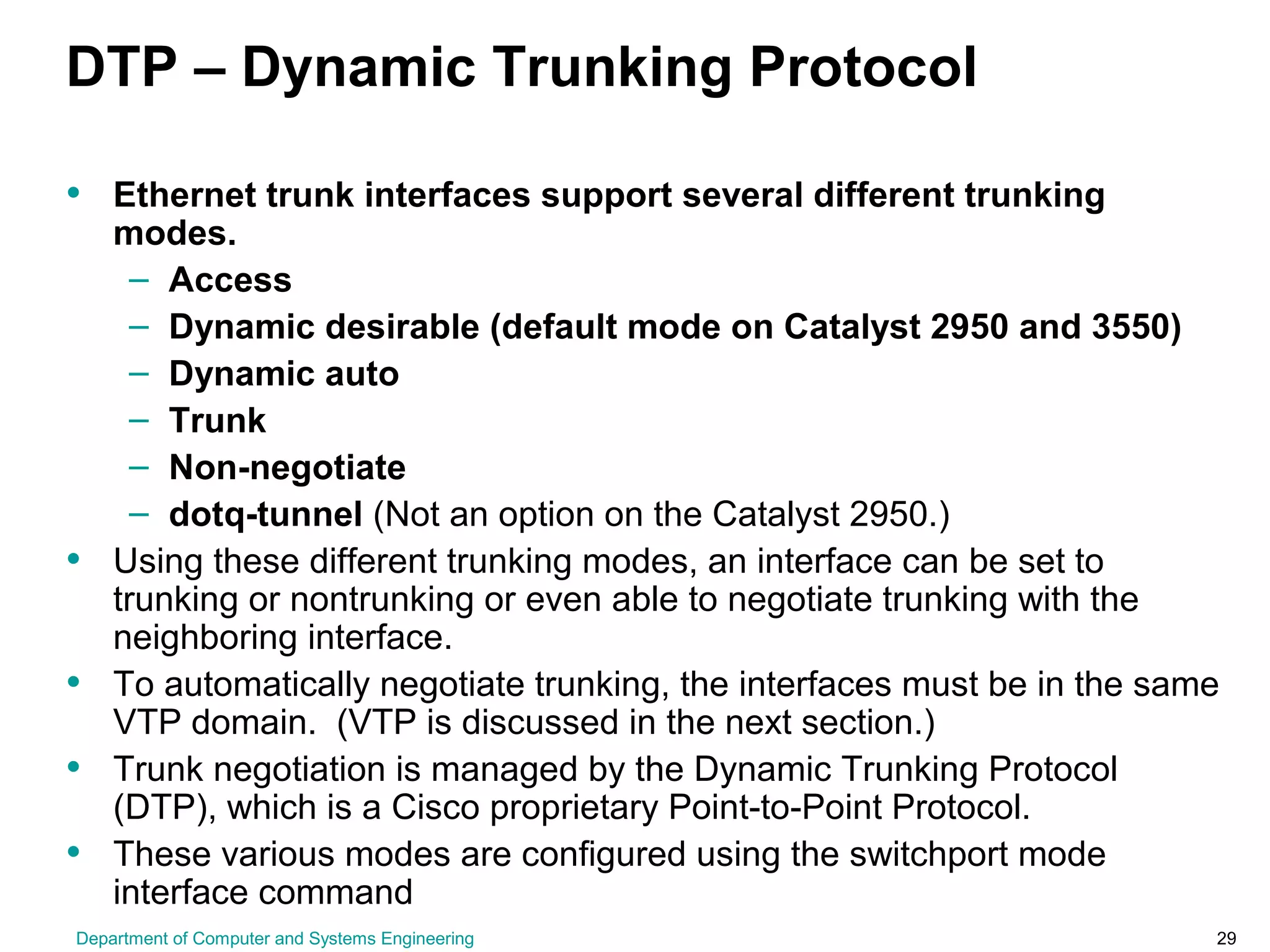 Tn 310 vlan-trunking | PPT