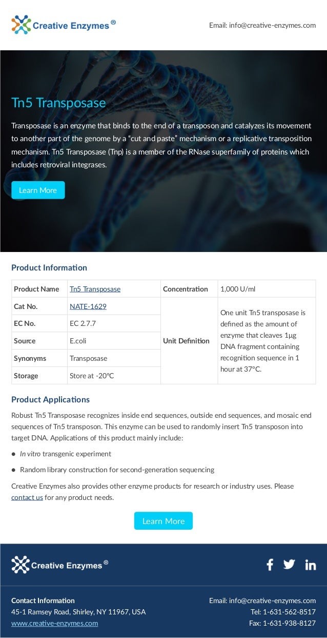 Tn5 Transposase | PDF