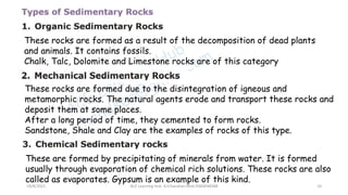 8th Standard, Geography: Rocks and soils 8th and soil | PPTX