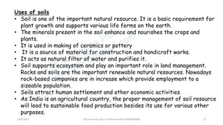 8th Standard, Geography: Rocks and soils 8th and soil | PPTX