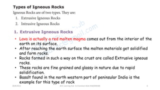 8th Standard Geography : Rocks and Soils | PPTX
