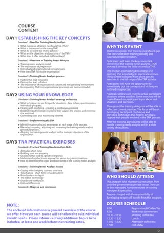 Total Training Needs Analysis (TNA) July 2011 | PDF