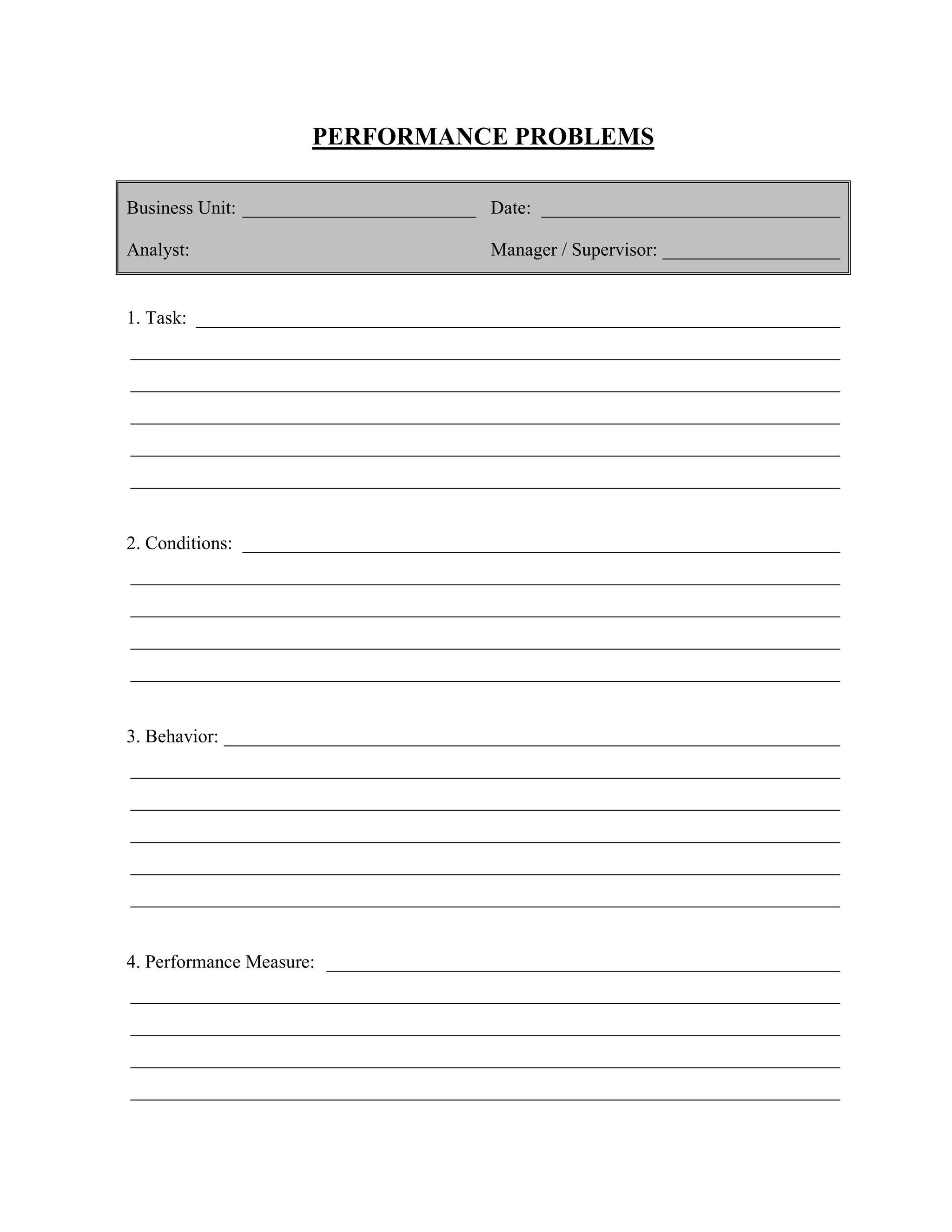 TNA-performance problems | PDF