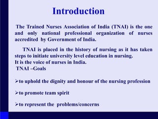 TRAINED NURSES ASSOCIATION OF INDIA | PPSX