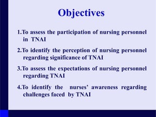TRAINED NURSES ASSOCIATION OF INDIA | PPSX