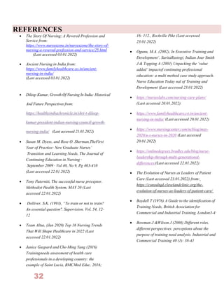 Training Needs Analysis for the Nurses | PDF
