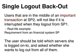 Single Logout | PDF