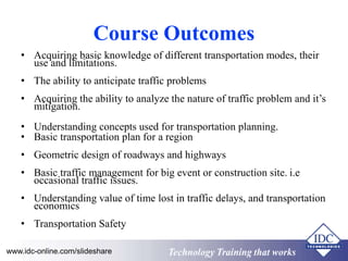 Transportation Planning and Management | PPTX