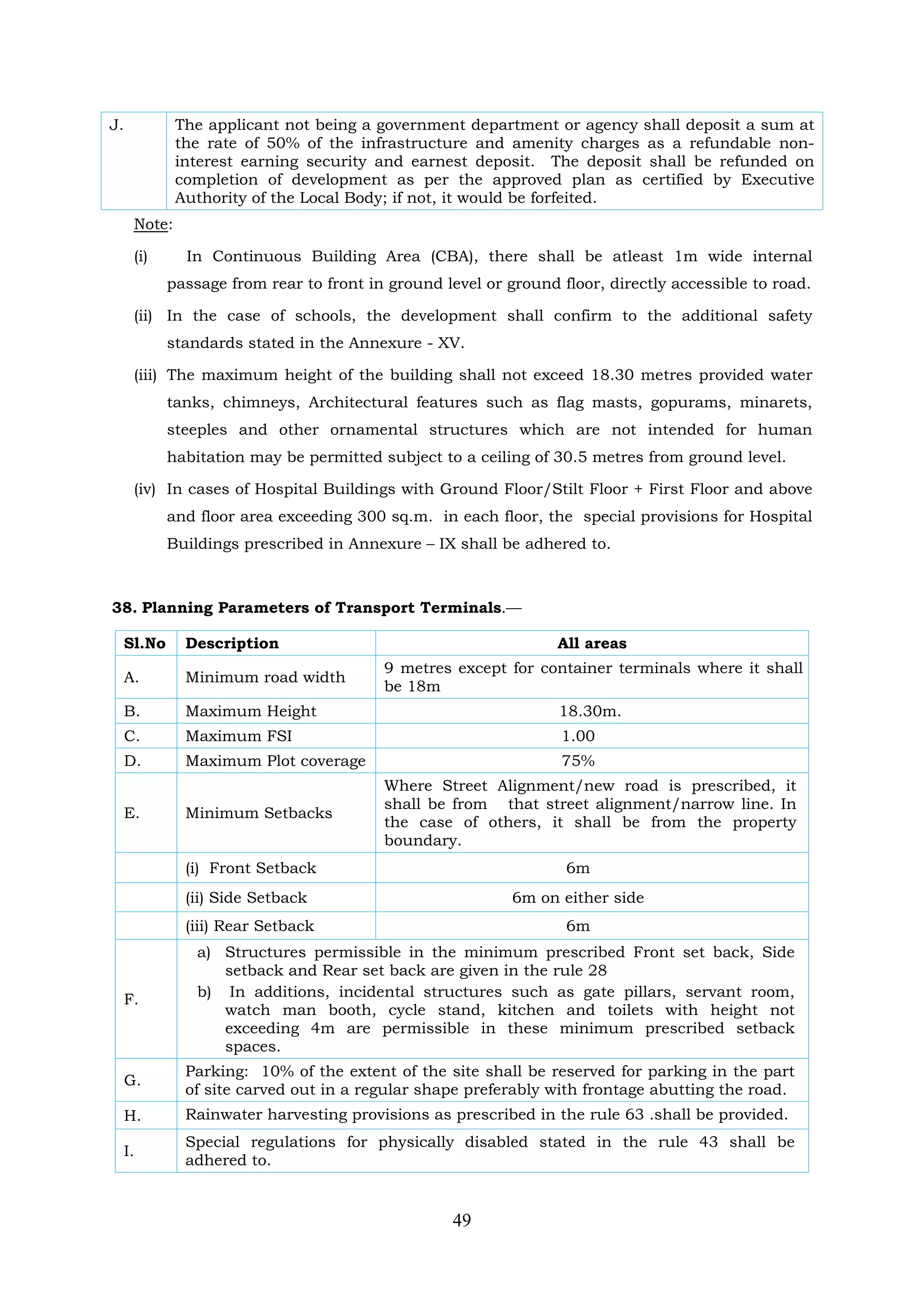 Tn combined development_building_rules_2019 | PDF