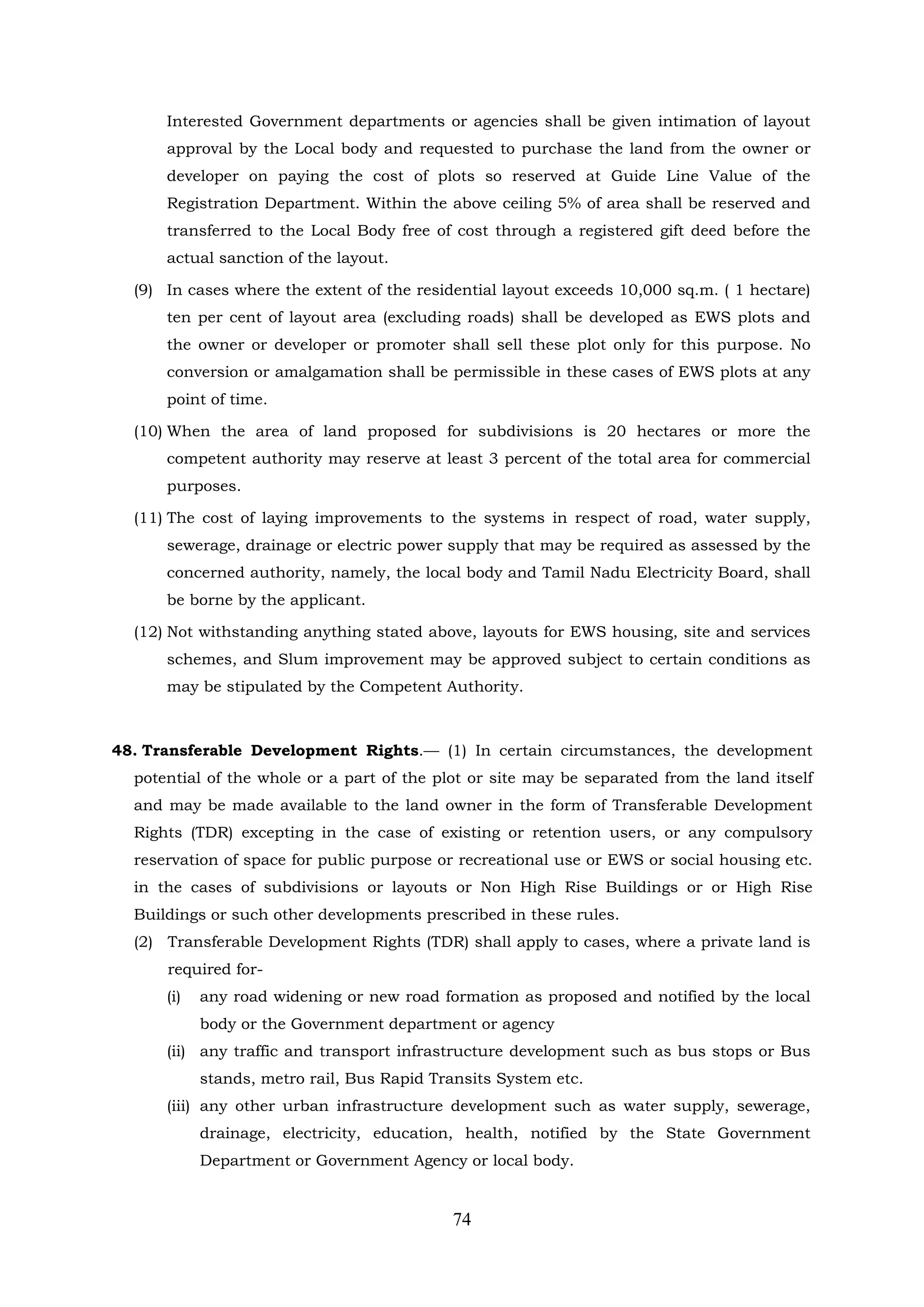 Tn combined development_building_rules_2019 | PDF