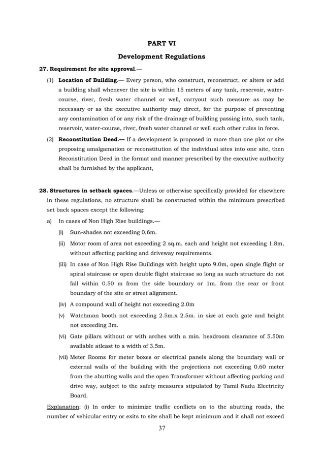 Tn combined development_building_rules_2019 | PDF | Developmental Sites ...