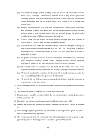 Tn combined development_building_rules_2019 | PDF