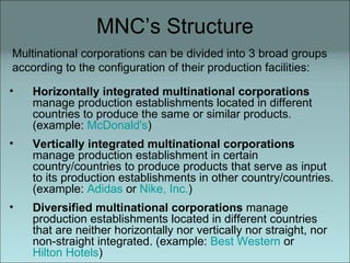 MNCs Presentation | PPT