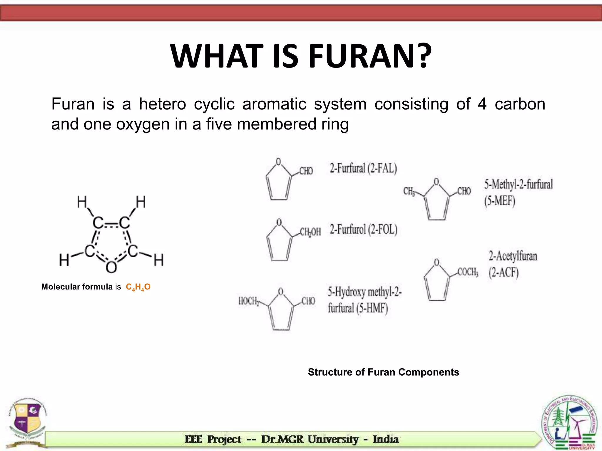 Furan Testing of Transformers Oil | PPTX