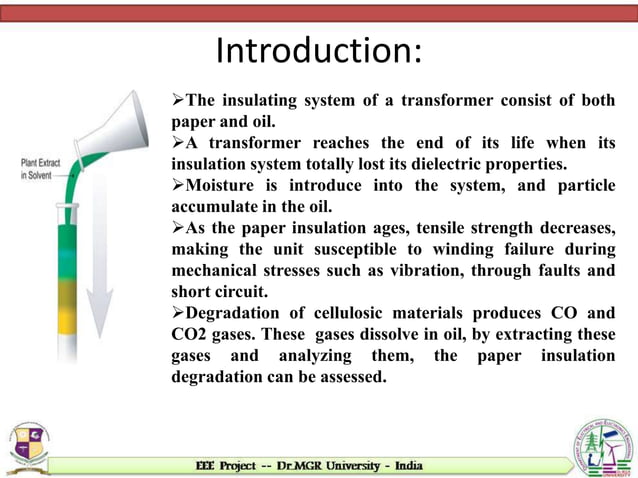 Furan Testing of Transformers Oil | PPTX | Chemistry | Science
