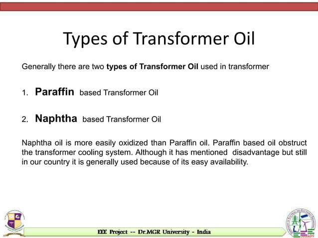 Furan Testing of Transformers Oil | PPTX | Chemistry | Science
