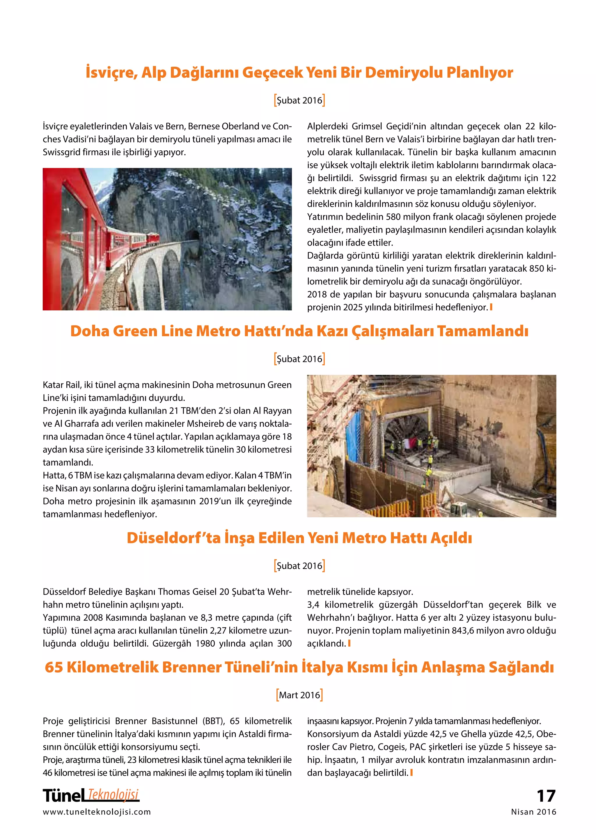 Tünel Teknolojisi (E dergi) | PDF