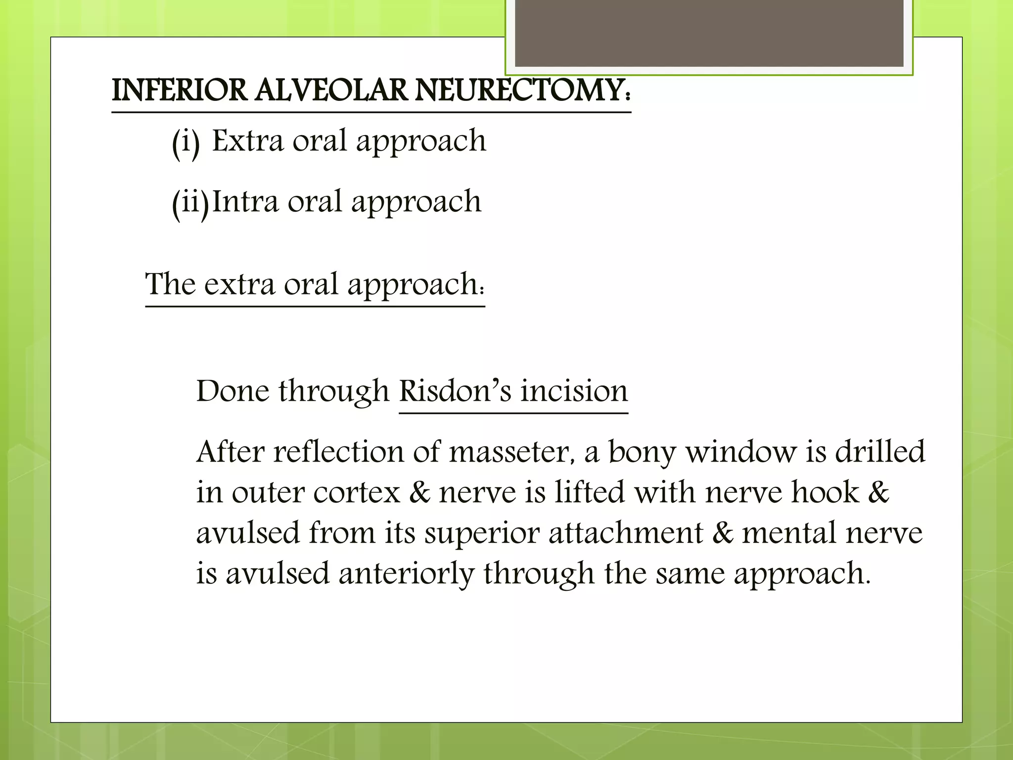 trigeminal neuralgia | PPTX