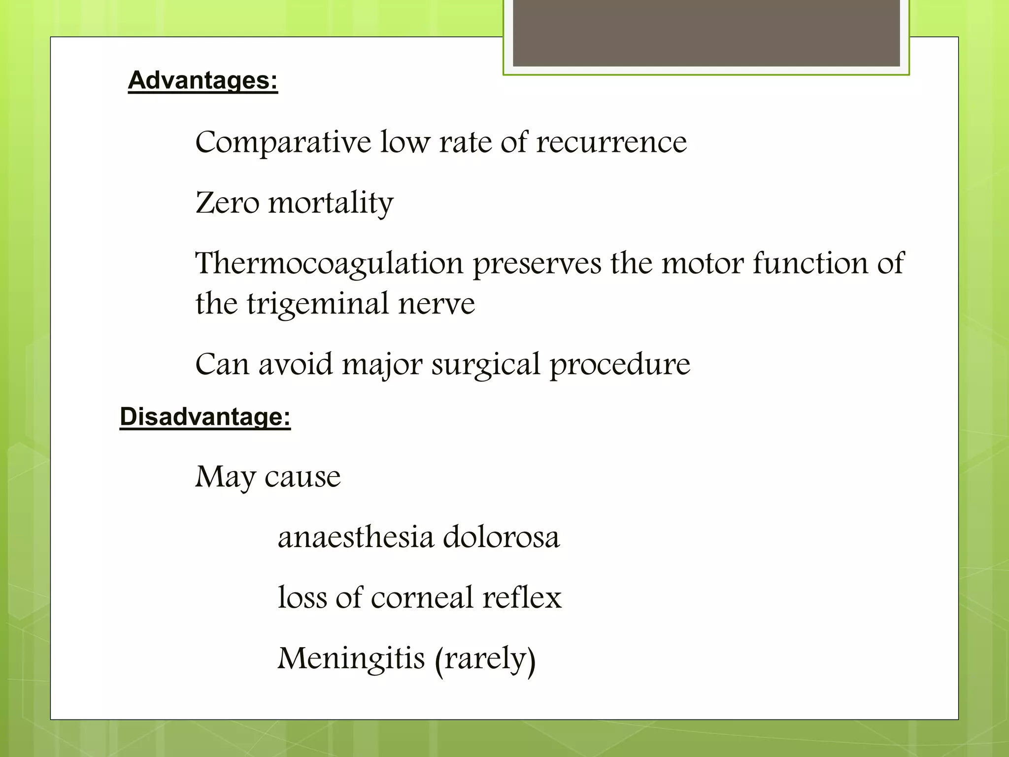 trigeminal neuralgia | PPTX