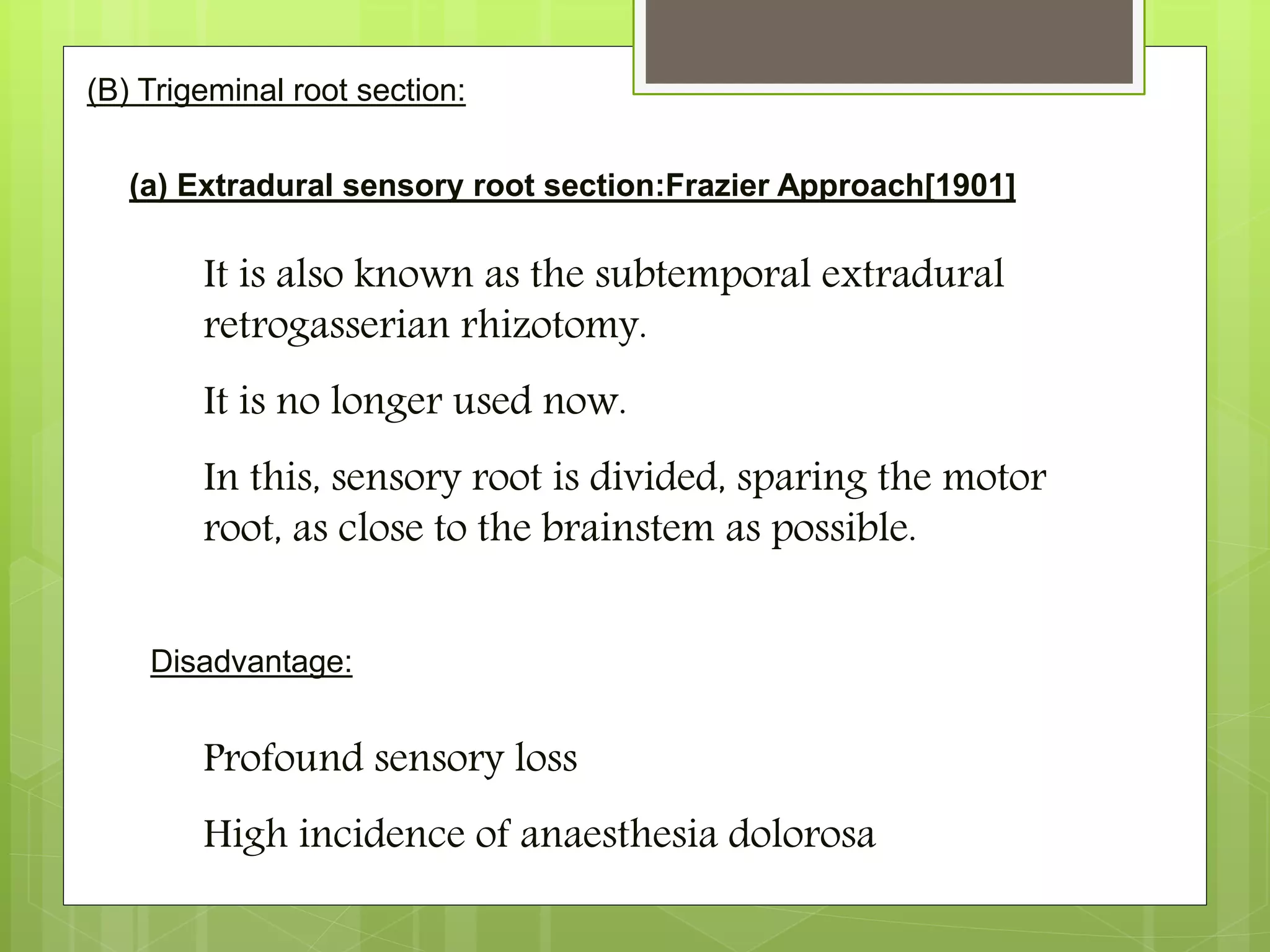 trigeminal neuralgia | PPTX