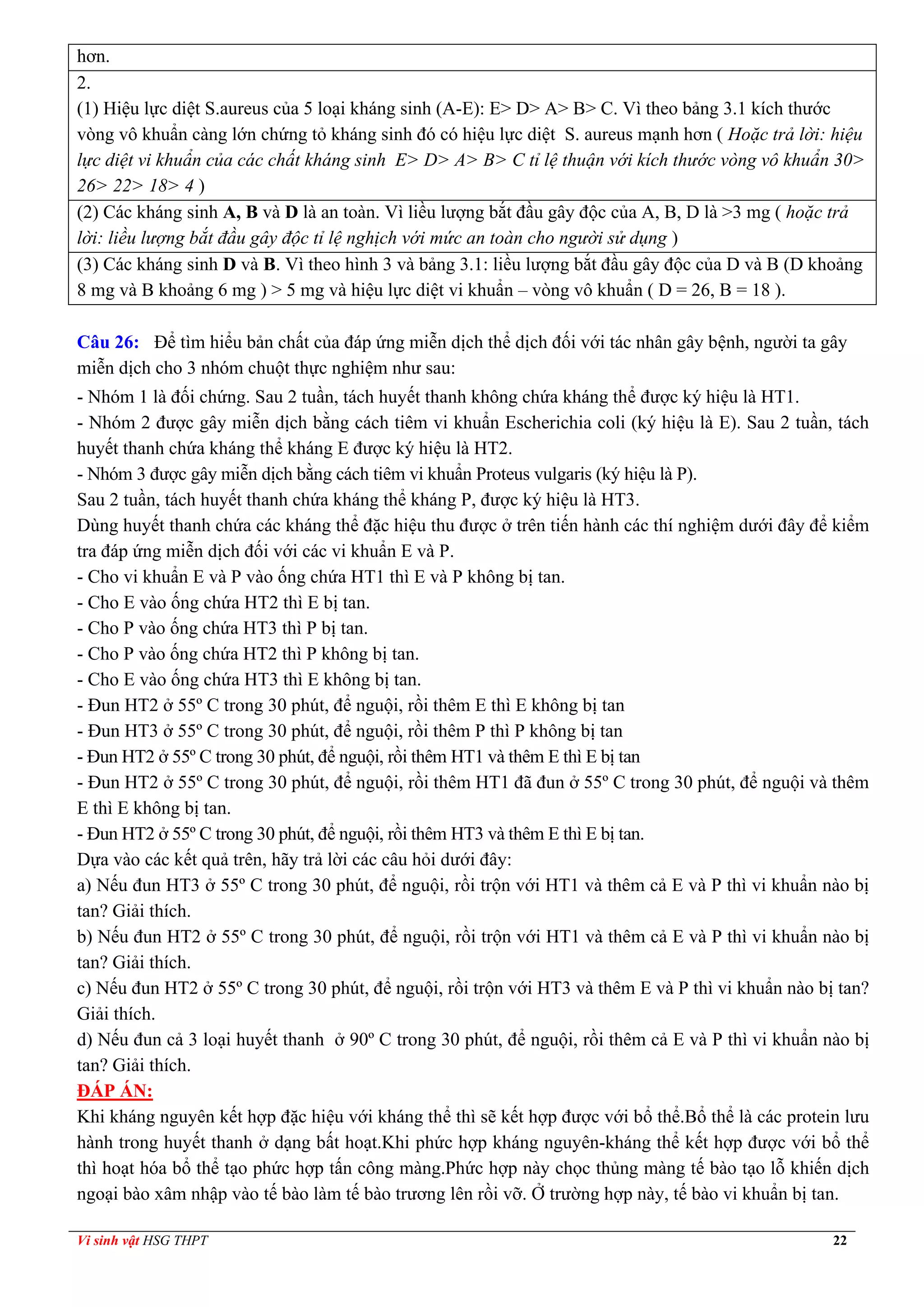 TỔNG HỢP 150 CÂU HỎI VI SINH VẬT LUYỆN THI HỌC SINH GIỎI THPT MÔN SINH HỌC CÓ ĐÁP ÁN (116 TRANG).pdf