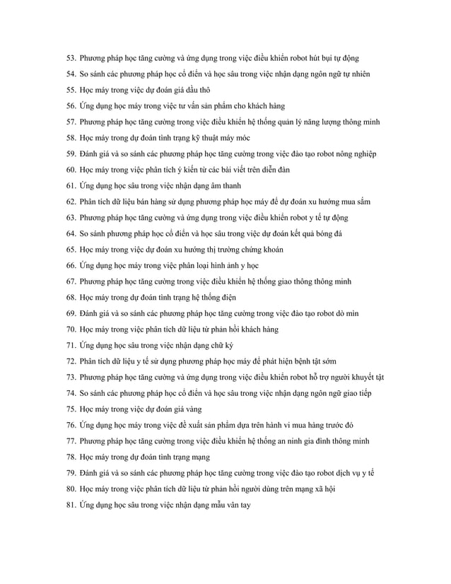 Tổng Hợp 200 Đề Tài Tiểu Luận Môn Phương Pháp Học Đại Học, Điểm Cao | DOCX