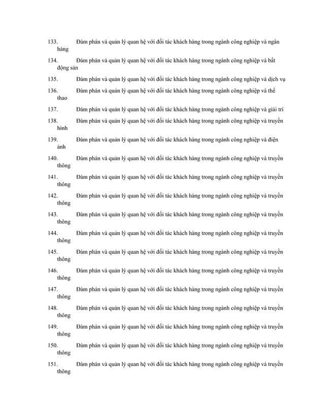 Tổng Hợp 201 Đề Tài Tiểu Luận Môn Đàm Phán Trong Kinh Doanh, Điểm Cao | DOCX