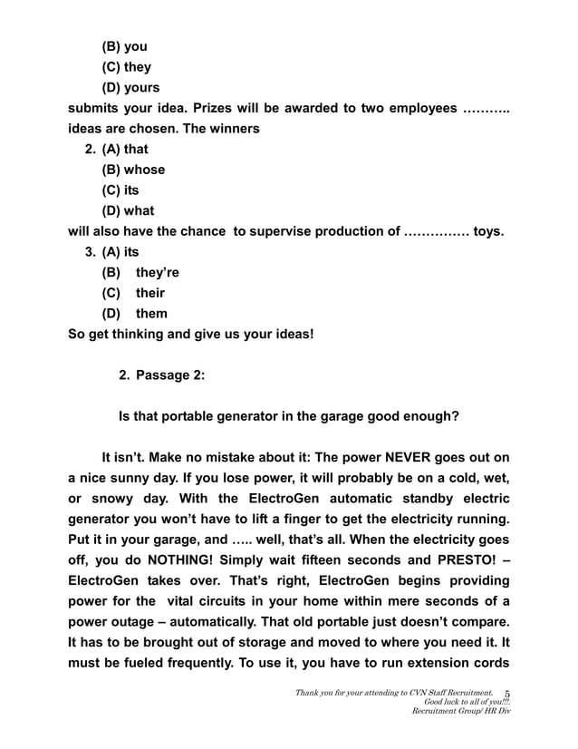 Tổng hợp bộ đề thi tuyển dụng công ty Canon Vietnam.pdf | Resume ...