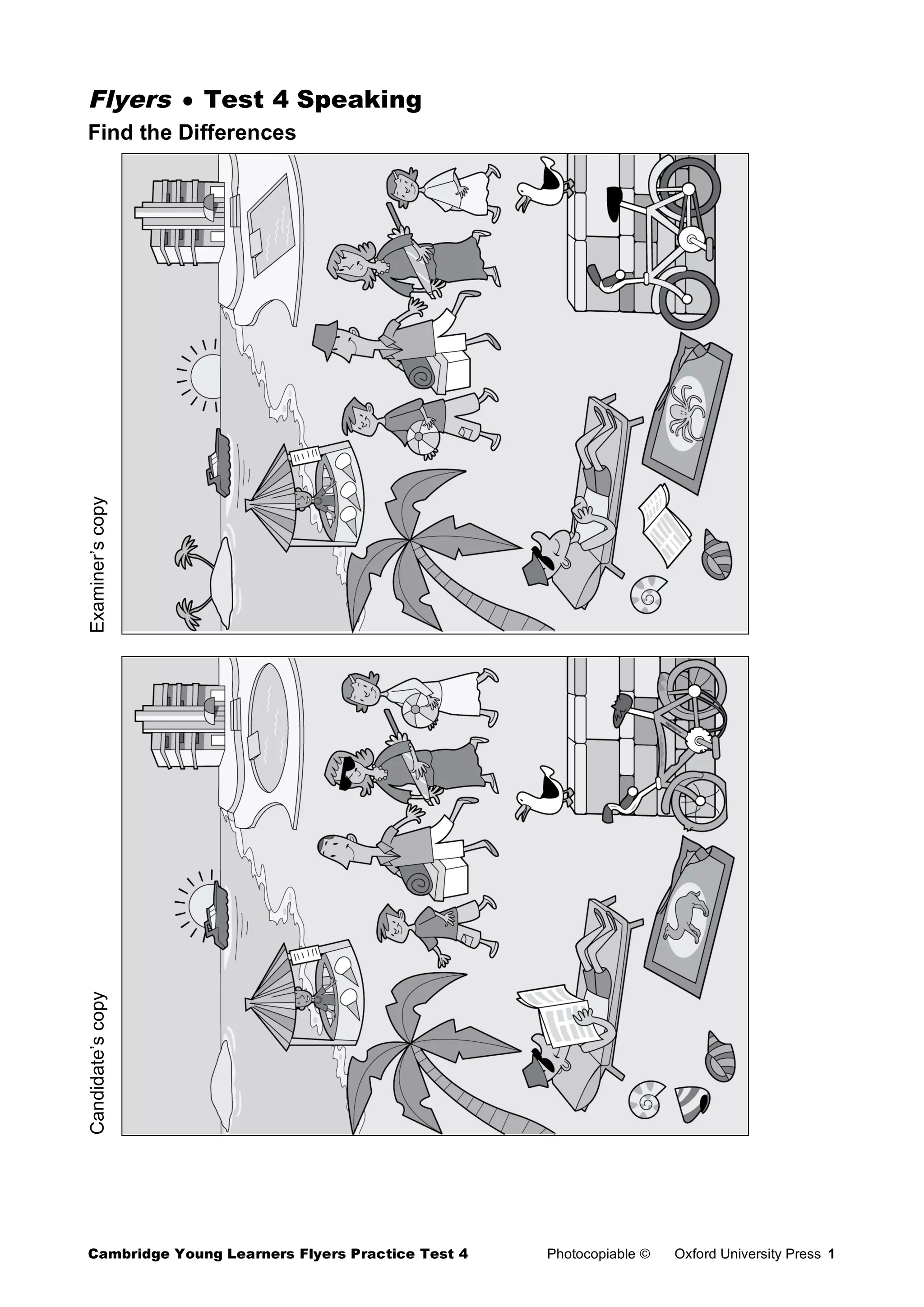 Tổng hợp đề thi flyers speaking test | PDF