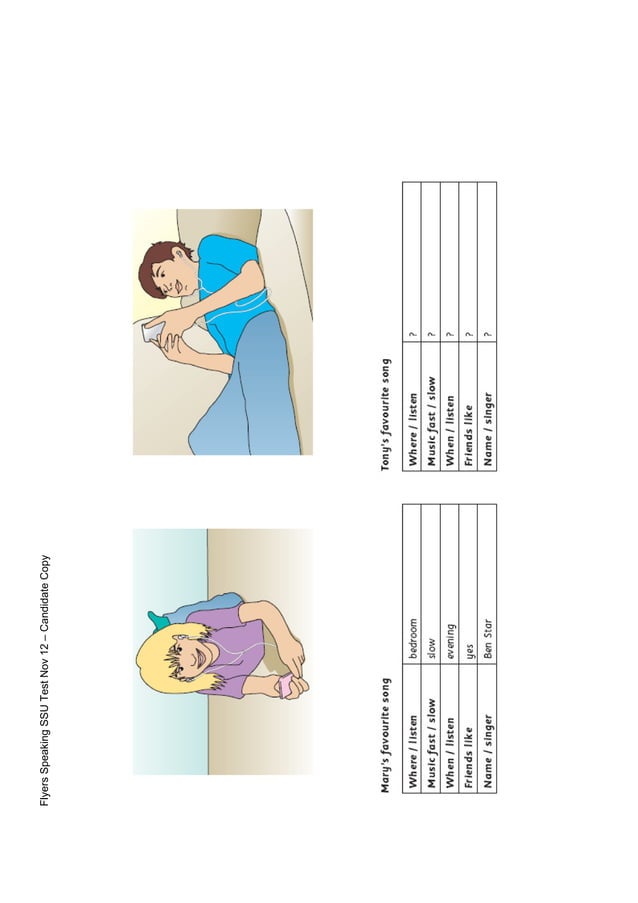 Tổng hợp đề thi flyers speaking test | PDF | Educational Assessment ...