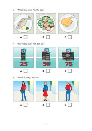 Tổng hợp đề thi movers ( reading and writing speaking-listening) | PDF