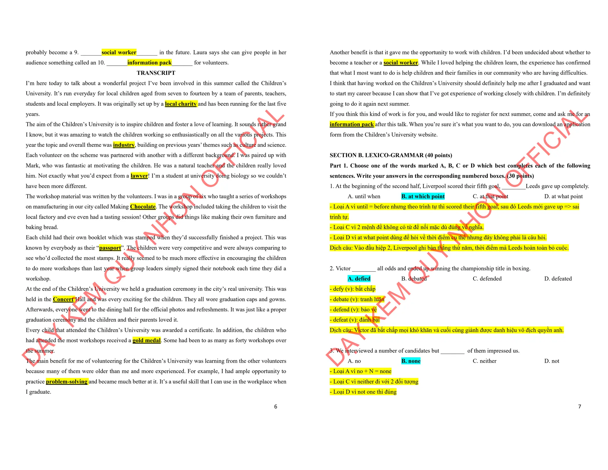 TỔNG HỢP ĐỀ ĐỀ XUẤT KÌ THI HSG KHU VỰC DUYÊN HẢI VÀ ĐỒNG BẰNG BẮC BỘ MÔN TIẾNG ANH KHỐI 10 NĂM ...