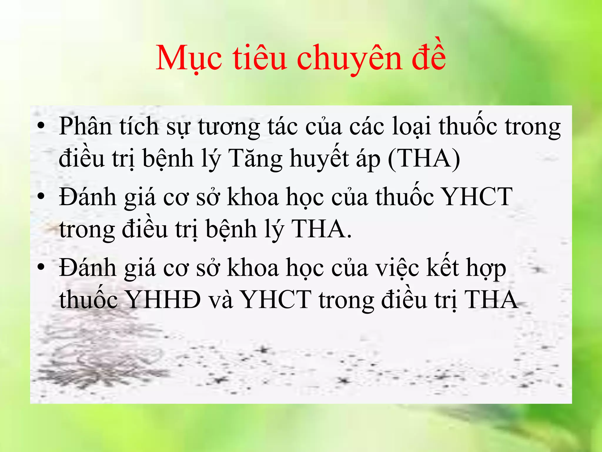 Tăng huyết áp.Kết hợp thuốc YHCT và hóa dược.pptx