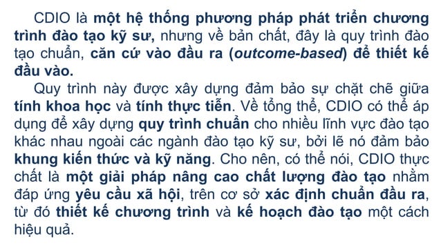 Tổng quan CDIO trong thực hành giảng dạy.pptx