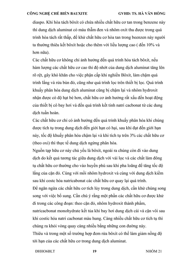 Tổng quan về bauxite và công nghệ chế biến bauxite của Việt Nam.docx