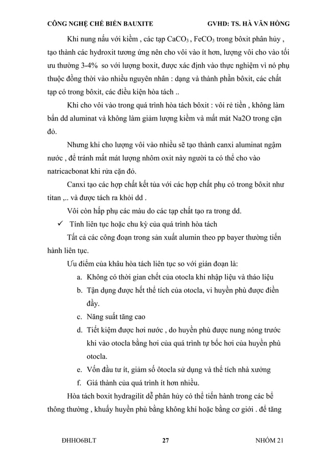 Tổng quan về bauxite và công nghệ chế biến bauxite của Việt Nam.docx