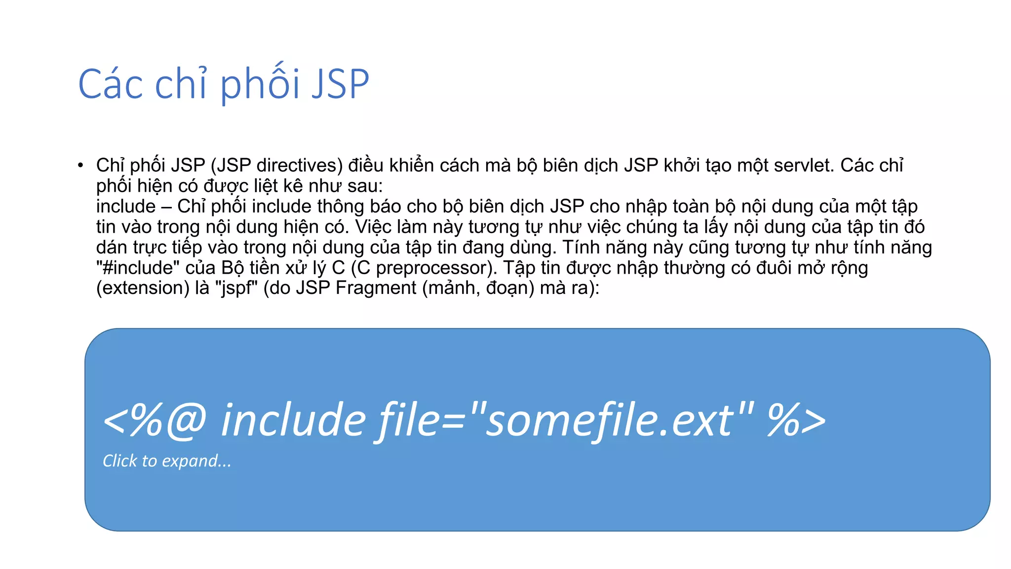 Tổng quan về jsp | PPTX