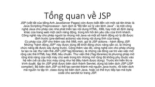 Tổng quan về jsp | PPTX