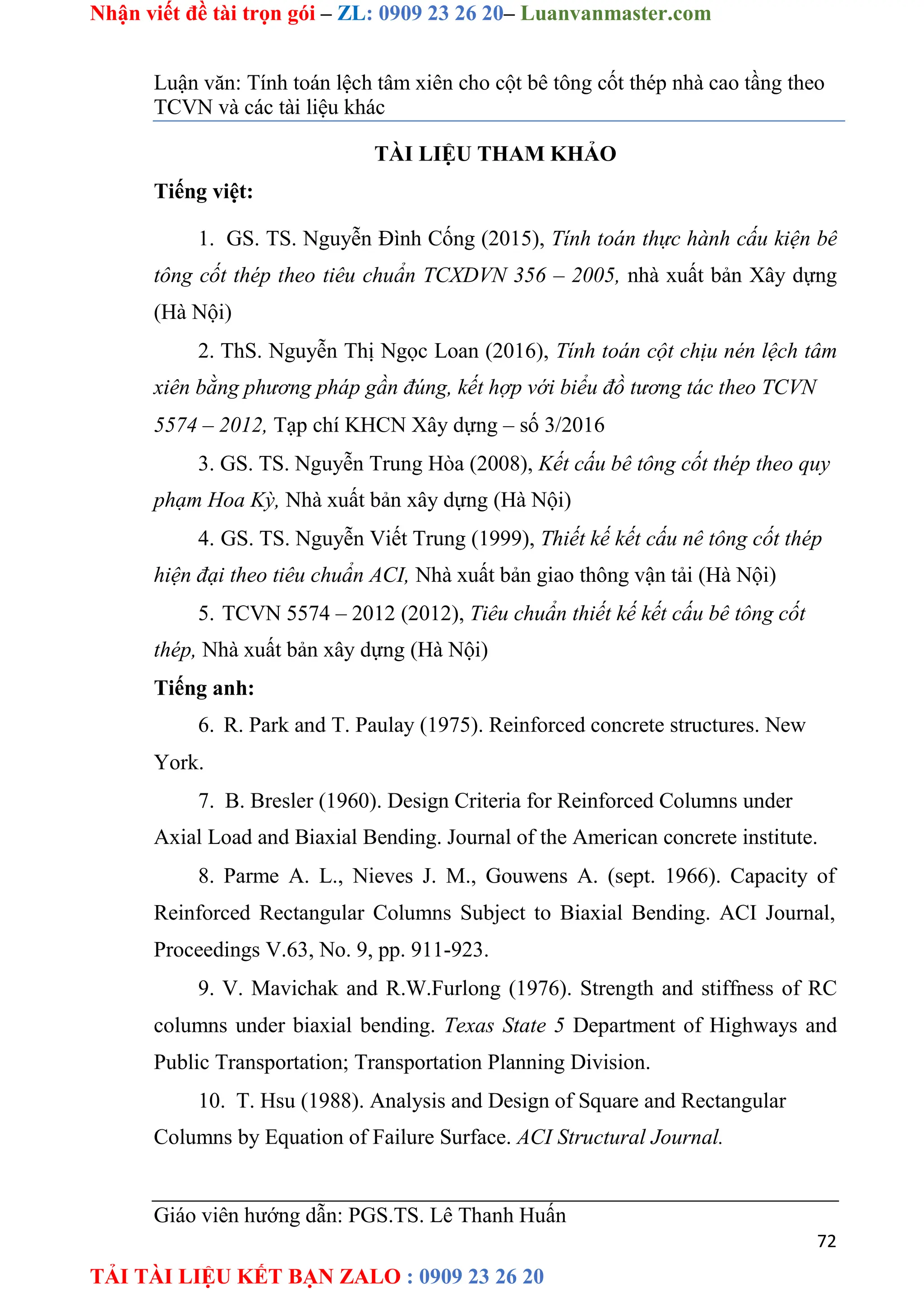 Tính Toán Lệch Tâm Xiên Cho Cột Bê Tông Cốt Thép Nhà Cao Tầng Theo Tcvn Và Các.doc