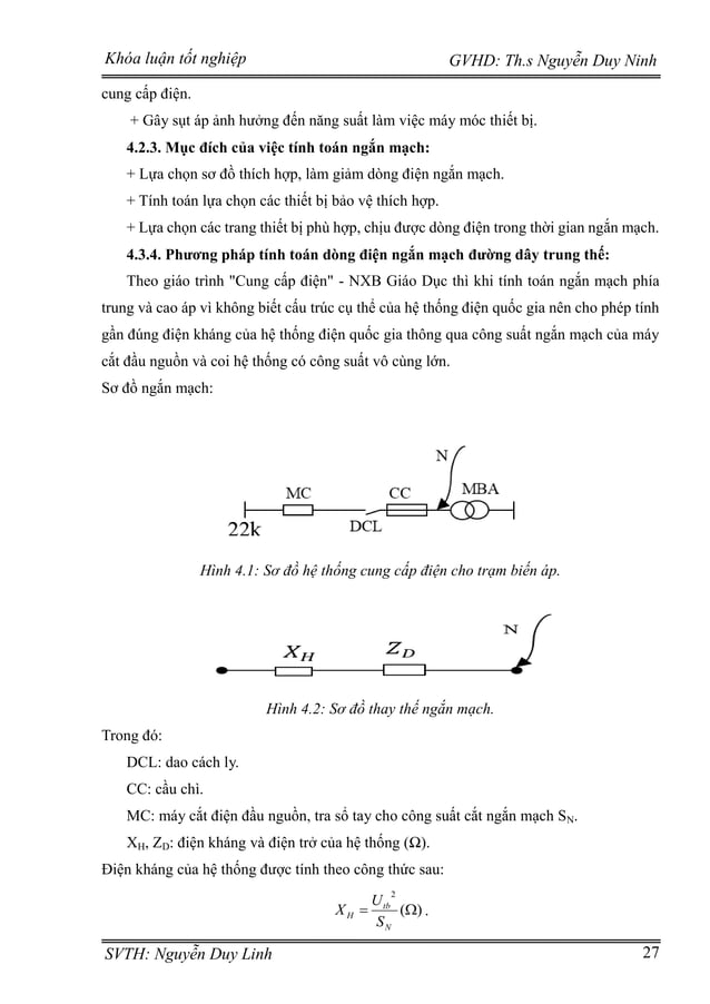Tính toán thiết kế đường dây trung thế ngầm 22kV cấp cho trạm biến áp T1 và T3 thuộc dự án khu ...