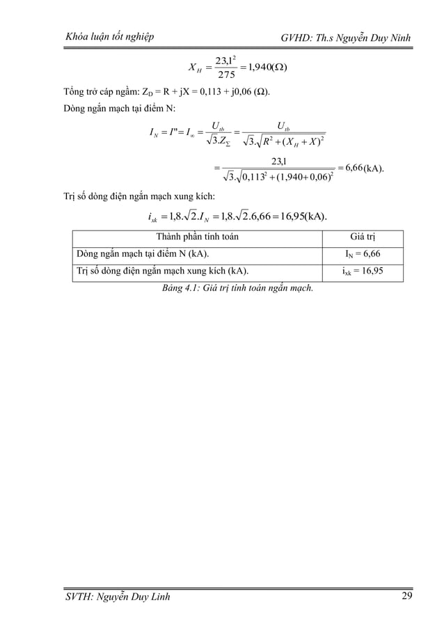 Tính toán thiết kế đường dây trung thế ngầm 22kV cấp cho trạm biến áp T1 và T3 thuộc dự án khu ...