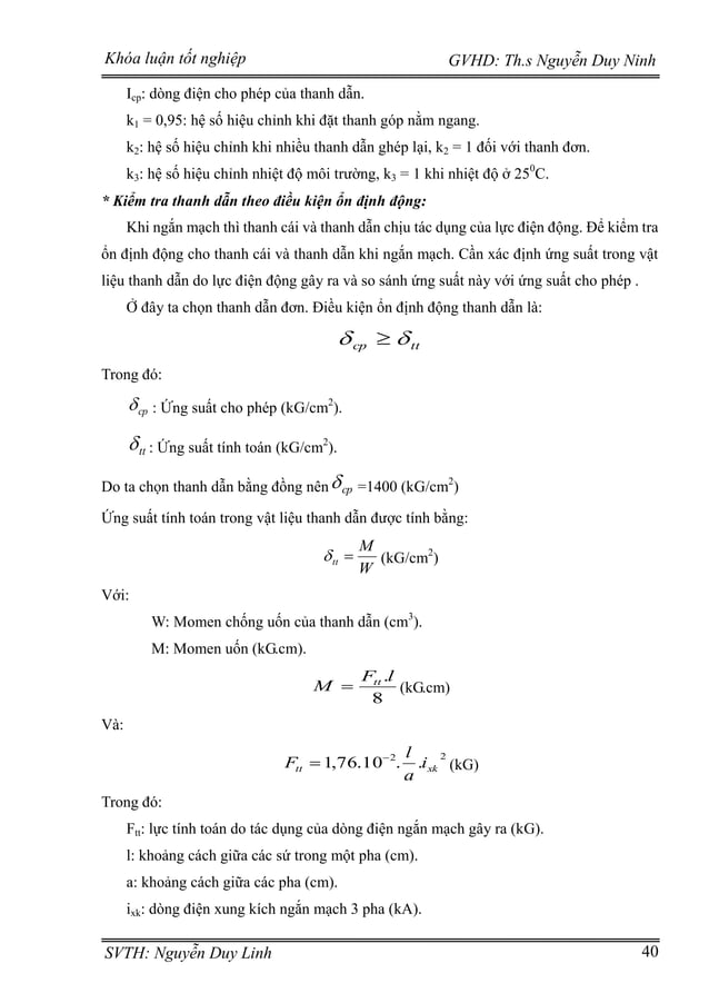 Tính toán thiết kế đường dây trung thế ngầm 22kV cấp cho trạm biến áp T1 và T3 thuộc dự án khu ...