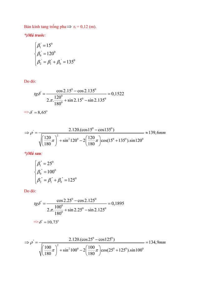 tính toán thiết kế phanh xe ô tô, phanh đĩa và phanh tang trống | PDF