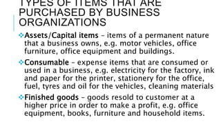Functions of the procurement and inventory management office | PPTX