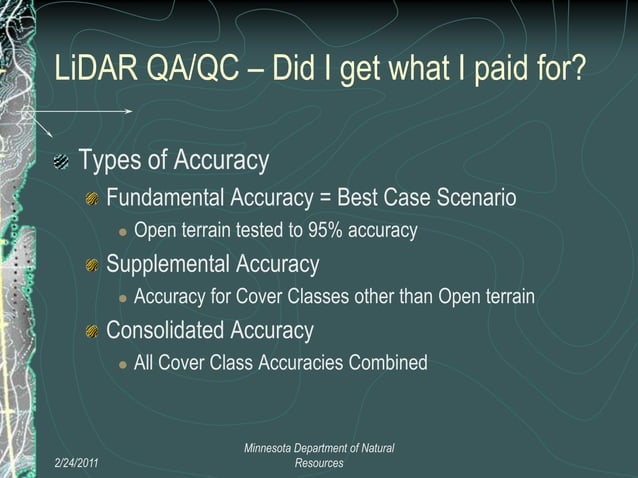 LiDAR QAQC | PPTX