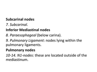 bronchogenic carcinoma TNM-8 edition | PPTX
