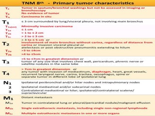 bronchogenic carcinoma TNM-8 edition | PPT